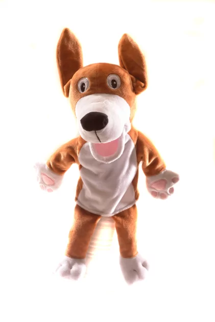 Handpop - Hond met beweegbare mond | Creamats